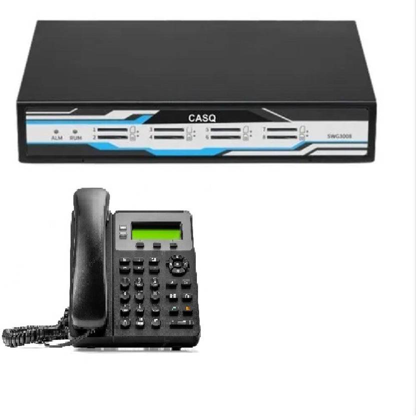 Casq Voip Gsm Gateway Vs Gw1202 8g Corded And Cordless Landline Phone