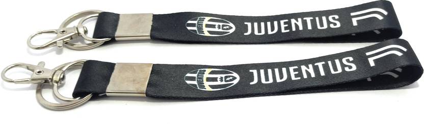 Key Era Football Club Juventus Fabric 2 pc Keychain Lanyard Price in ...
