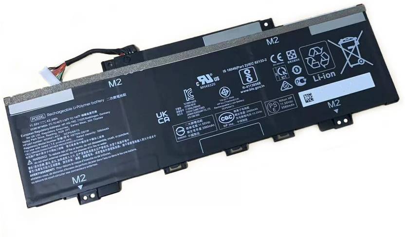 SOLUTIONS-365 PC03XL Compatible battery for HP Hp Pavilion x360 15 ...