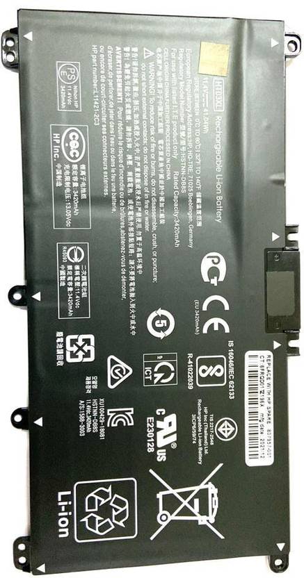WISTAR HT03XL Battery For hp 470 G7 340 G5 348 G5 3 Cell Laptop Battery ...