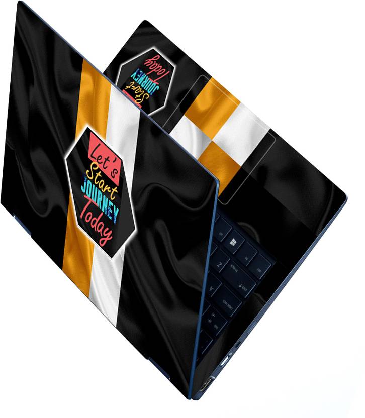 STICKER PRO Full Body Laptop Skin For 15.6 inch - Lets Start Journey ...