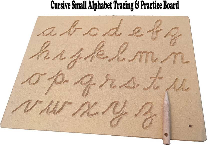Plus Shine Small Cursive Alphabets Letters Learning Slate Writing ...