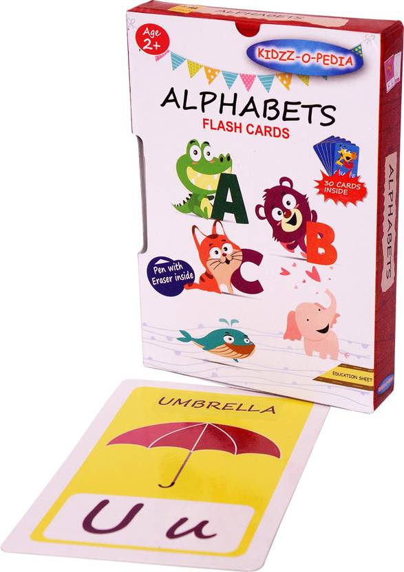 kidzzopedia Alphabets flash cards Price in India - Buy kidzzopedia ...