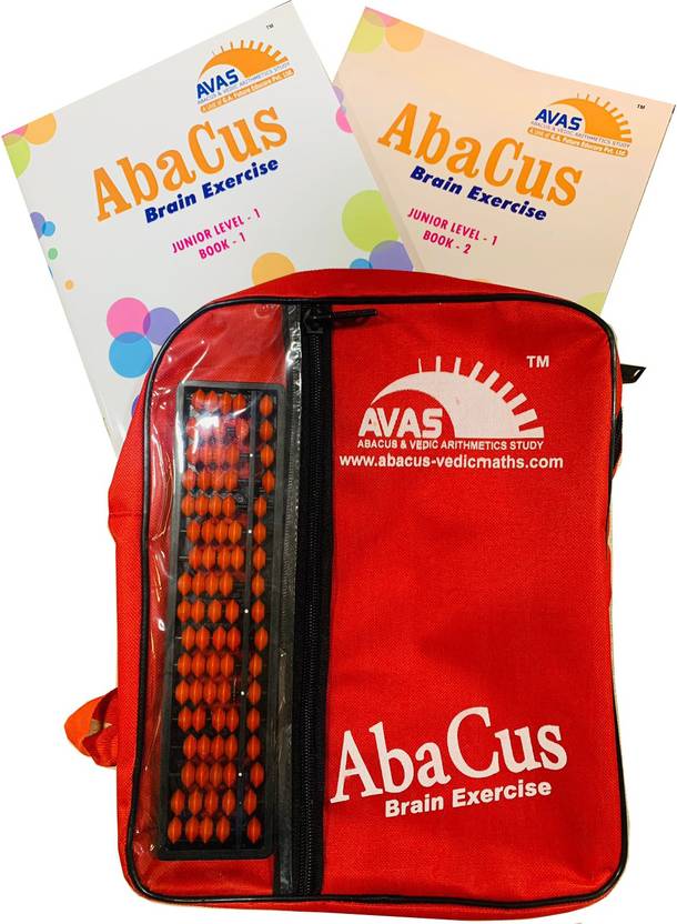AVAS ABACUS JR LEVEL 1 (BOOK 1 & 2) With Bag & Tool Price in India ...