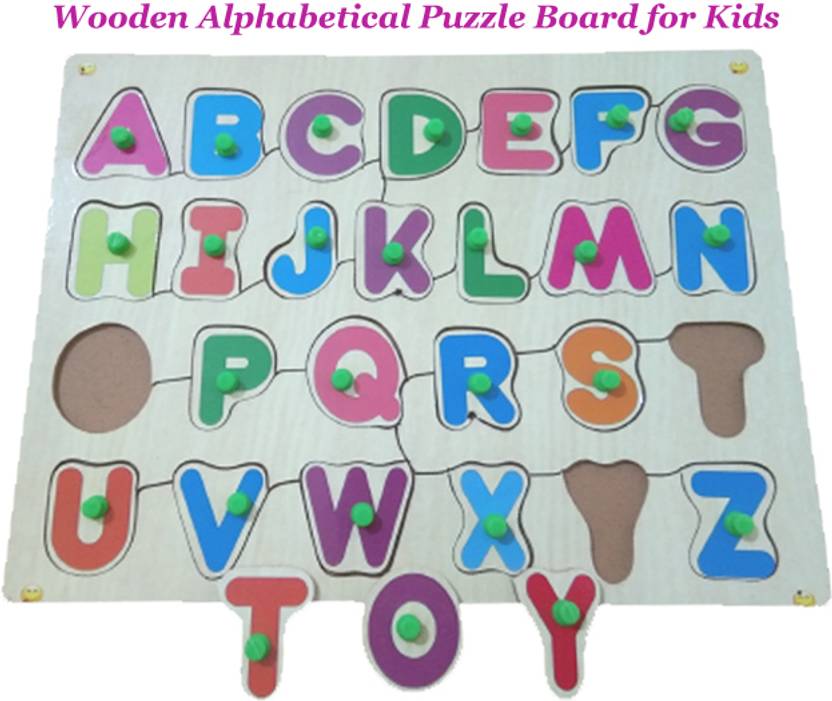 BAMICO ABCD Wooden Puzzle Board Toys for Kids Price in India - Buy ...
