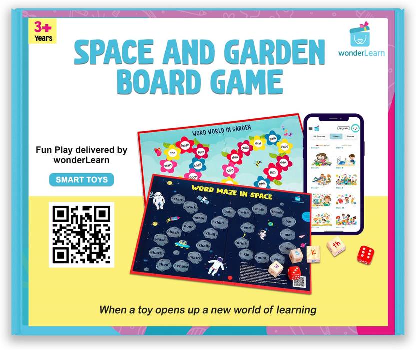wonderhood 2 sided word building board game (Multicolor) Price in India ...