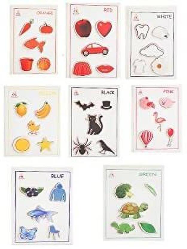 Watering Roots Colour Objects (MDF), Velcro Based Kids Learning ...