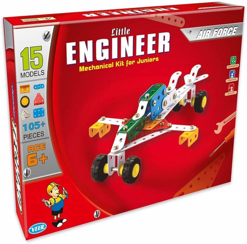 vworld Little Engineer AIR-Force Mechanical Kit for Kids Multicolor ...