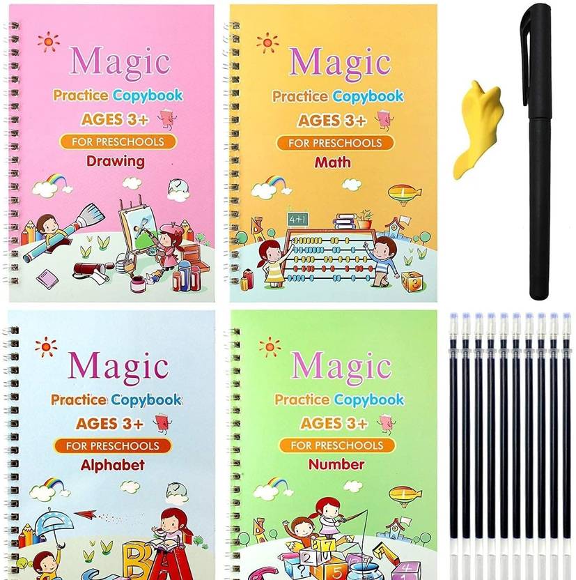 7Eleven Enterprise Magic Calligraphy Copybook Set Practical Reusable ...