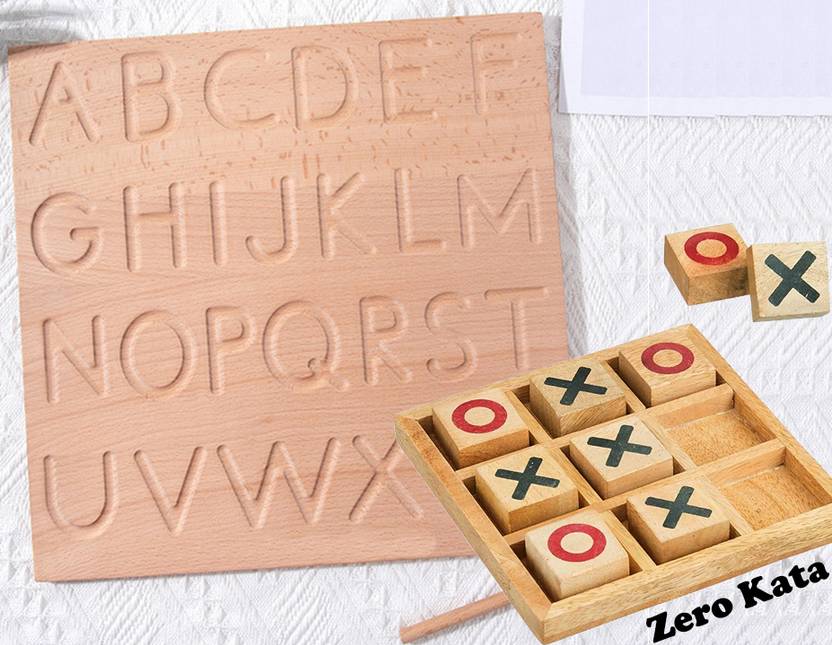 SHALAFI Alphabet Writing Practice Tracing Boards Slate for Kids+Zero ...