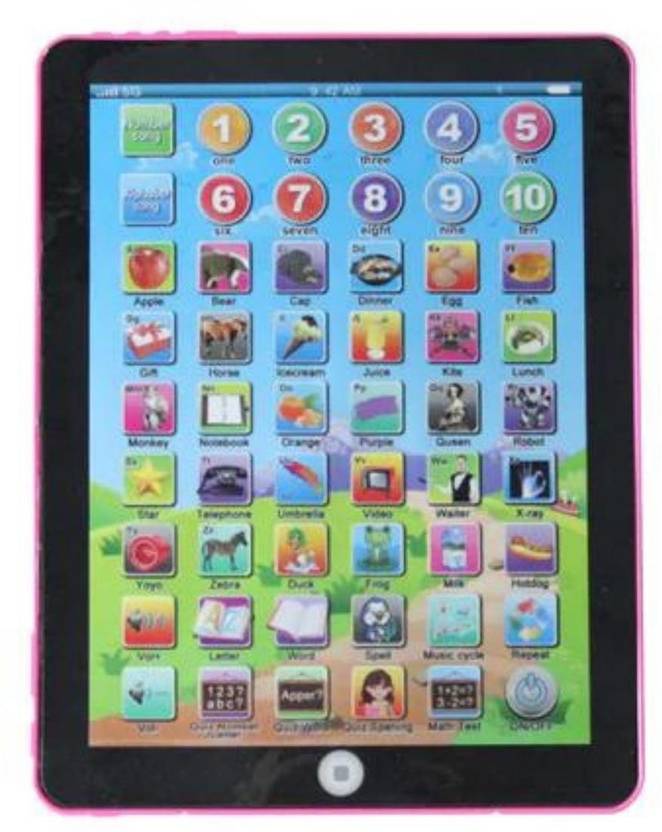 Kids Mandi Learning Game Touch and Learn Tablet for Numbers, ABC and ...