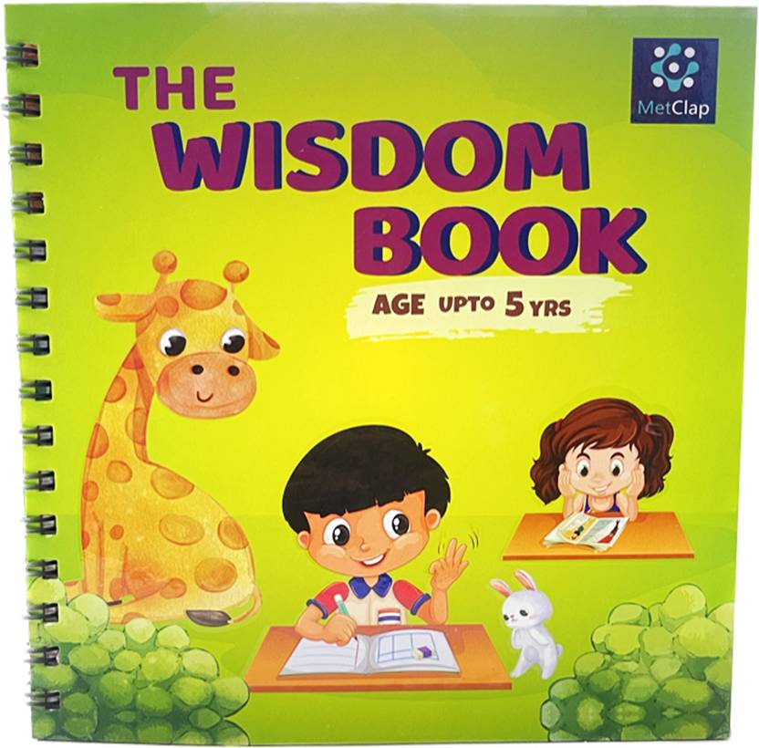 MetClap WISDOM BOOK for Kids Develop Learning Skills Preschool Activity ...
