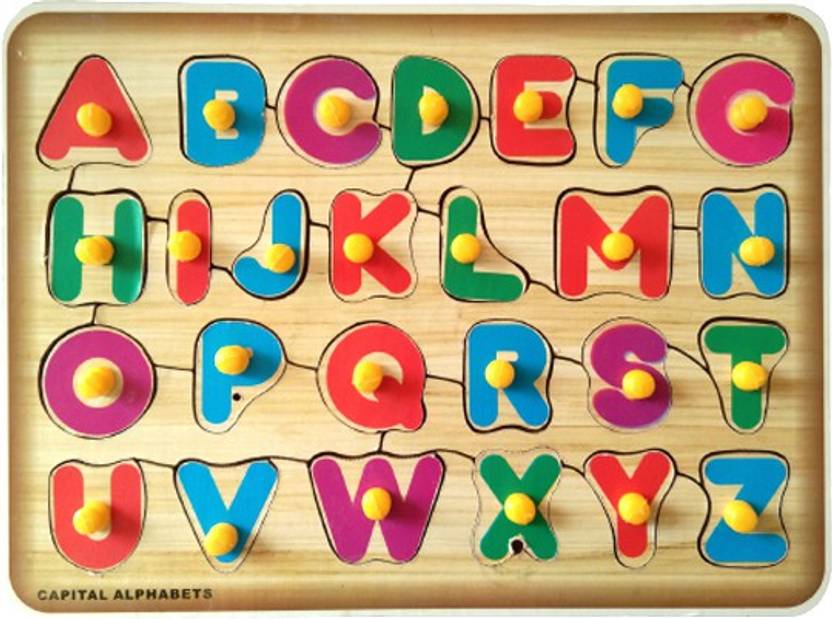 toiphy ABCD Puzzle Board|Alphabetical Jigsaw Board for Kids|Learning ...