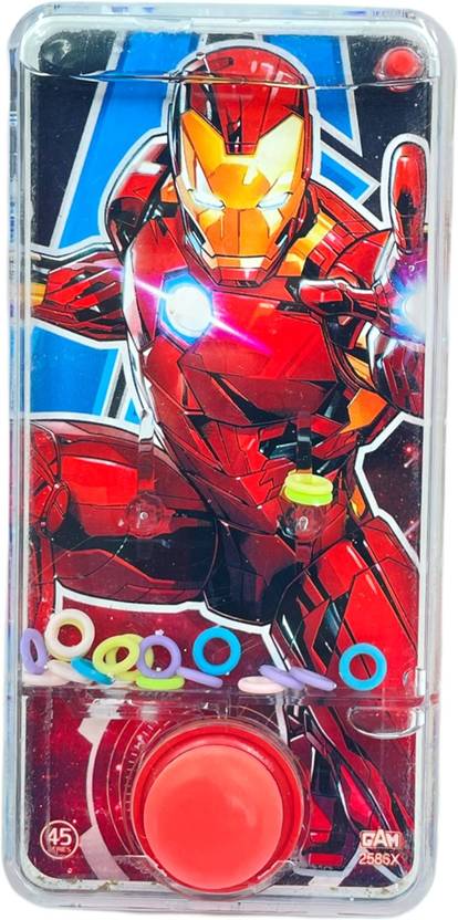 Fullkart Iron man Super Hero theme Ring Toss Toy Water Console Handheld ...