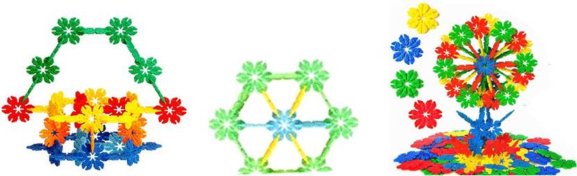 MANTICORE TF-12 Interlocking Flakes Disc Shaped Learning Blocks Toy Set ...