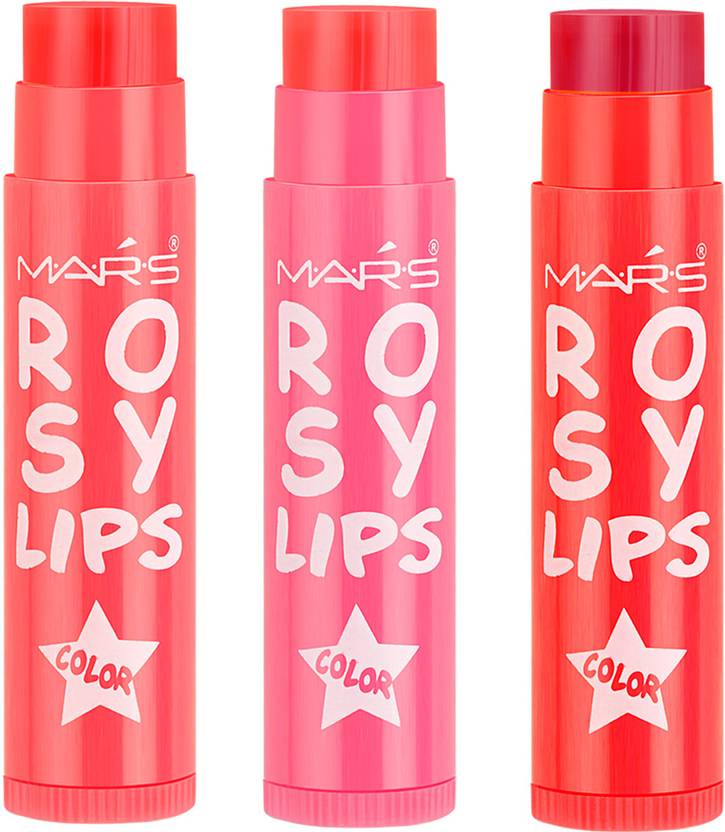 MARS Rosy Lips LIP BALM FRUIT Rose - Price in India, Buy MARS Rosy Lips ...