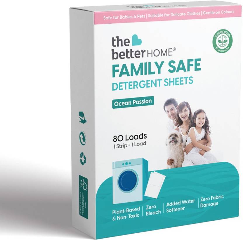 The Better Home Laundry Detergent Sheet (80 Loads) | Eco Friendly ...