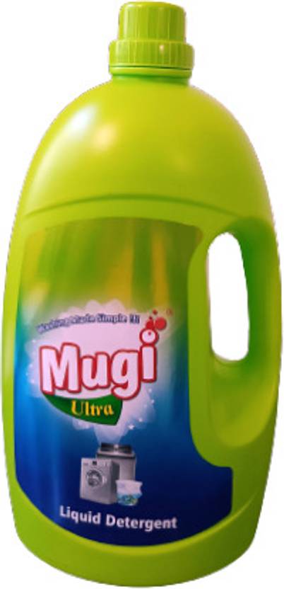 mugi Ultra Liquid Detergent (Inbuilt Fabric Conditioner) 5 Ltr Fresh ...