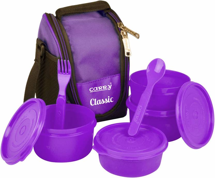 Flipkart.com | carry CLASSIC 4 MICROWAVE SAFE LUNCH BOX 4 Containers ...