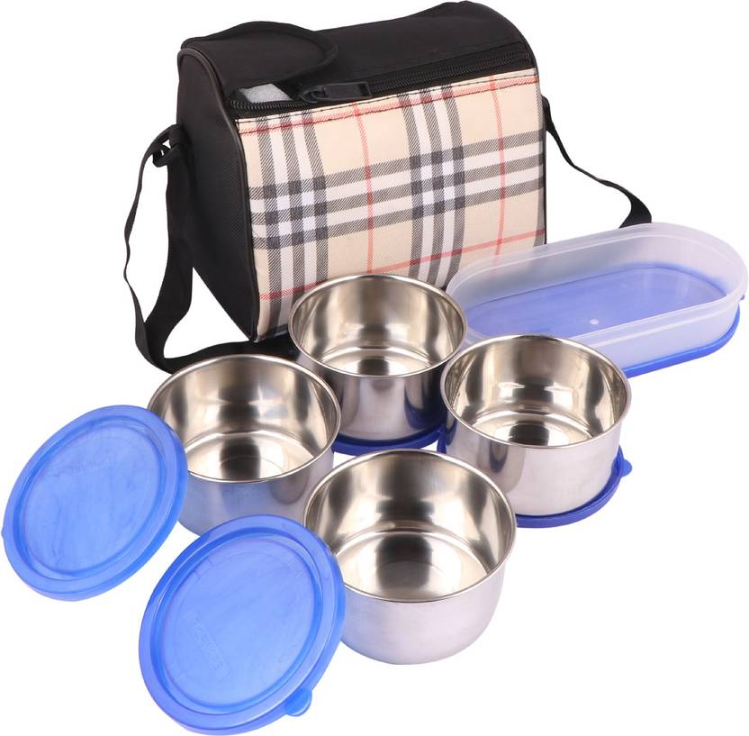Flipkart.com | TOPPWARE Best Steel 5 container lunchbox set(1250ml) 5 ...