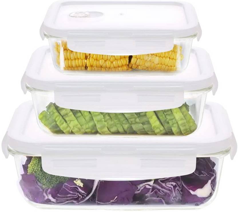 Flipkart.com | Cutting EDGE High Borosilicate Glass Lunch Box Container ...