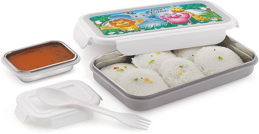 Flipkart.com | Flipkart SmartBuy School Tiffin Box for Kids Stainless ...