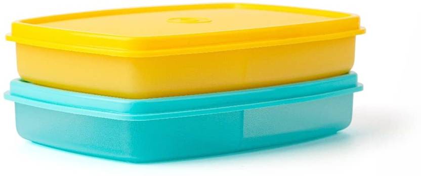 Flipkart.com | TUPPERWARE Slim Divided Lunch Container 2 Containers ...