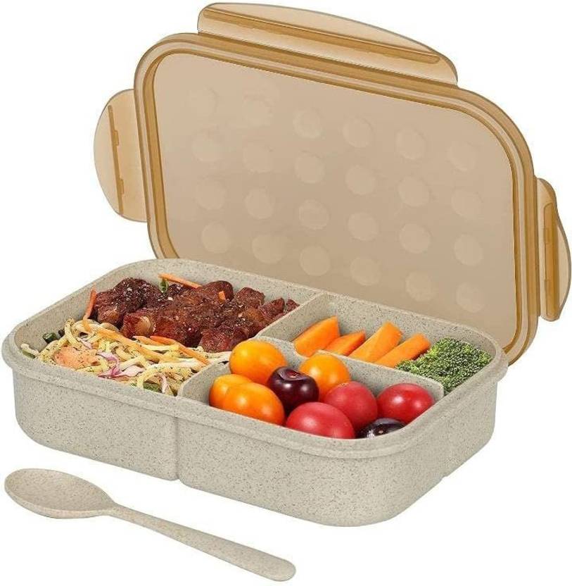 Flipkart.com | MH STORS MH STORS 3 Compartment Lunch Boxes 3 Containers ...