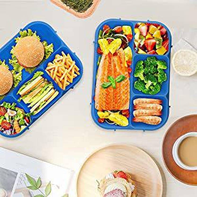 Flipkart.com | SPIRITUAL HOUSE 4 Compartment Lunch Box Tiffin Box for ...