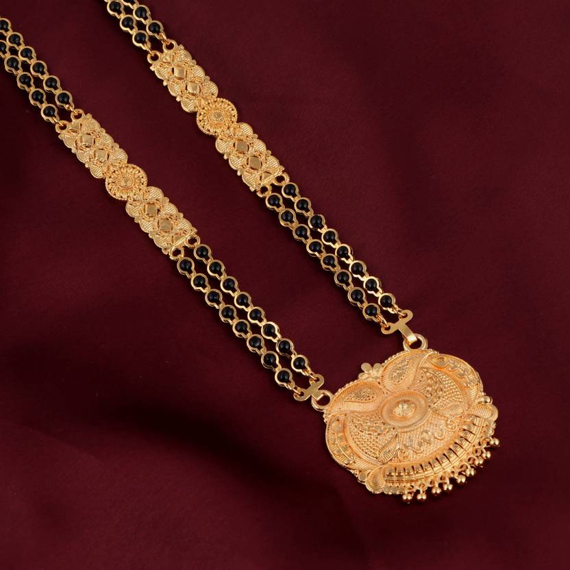 BELWICK SOUTH INDIAN GOLD PATTA Alloy Mangalsutra Price in India - Buy ...