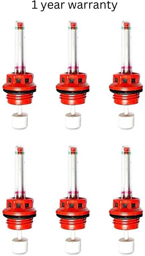 myjas inverter battery water level indicator floating cap Red set of ...