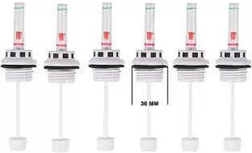 myjas Inverter battery with water level indicator cap set Height Gauge ...