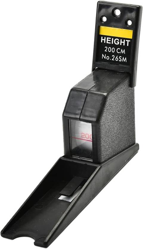 MCP Healthcare 200cm Black Height Meter Wall Mounted Type Height Meter ...