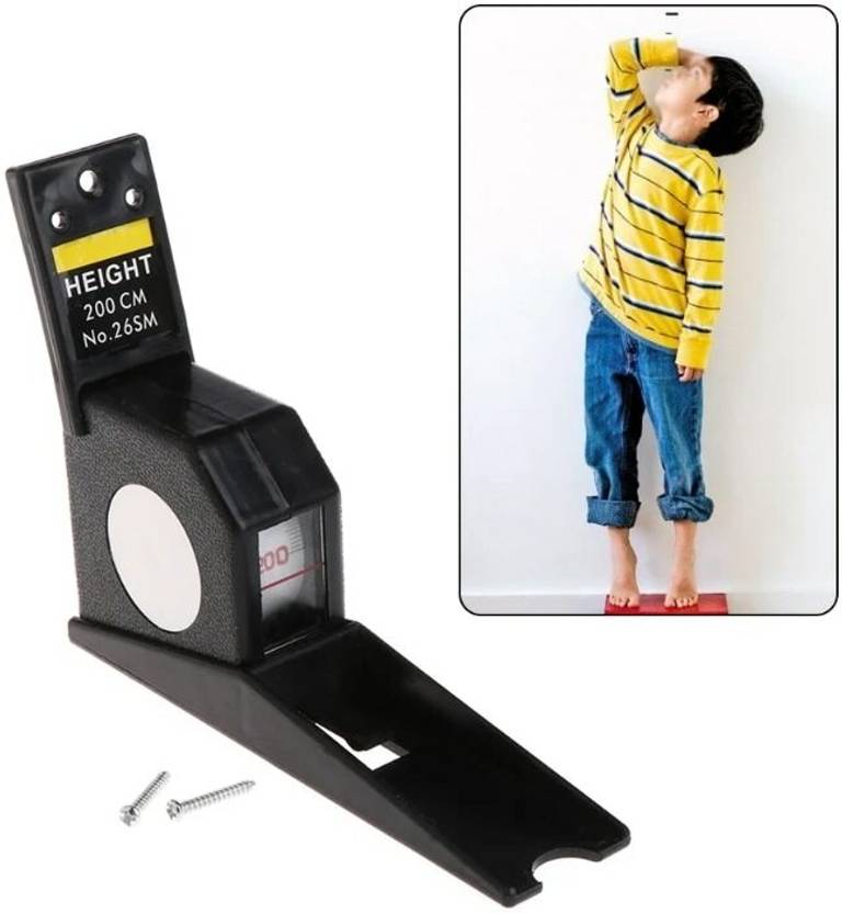 Dr care Wall Mount Height Meter 200cm Height Stature Meter Retractable ...