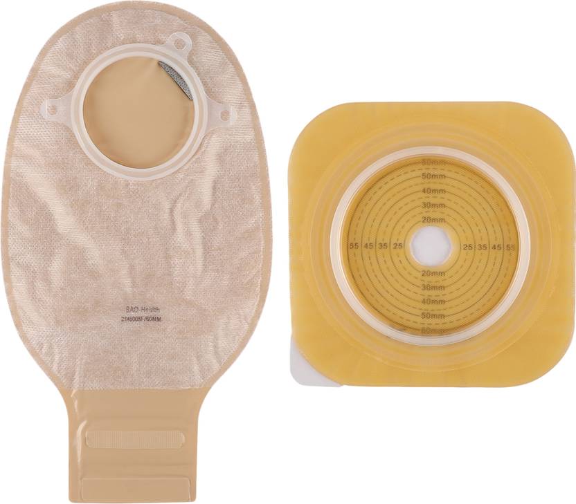 Bao Health Box of 10 Set of Flange and Pouch ( Bag 60mm for Colostomy ...