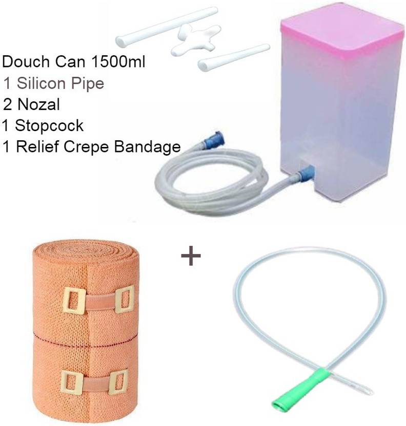 Maruti Enema/Douch can set with 1 pain relief bandage Medical Equipment ...