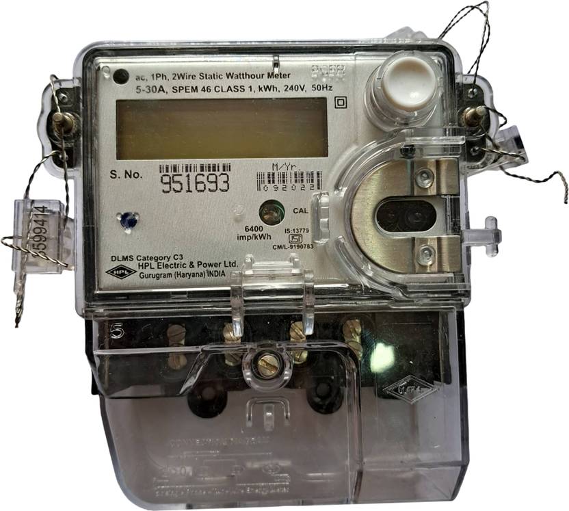 HPL ELECTRIC SINGLE PHASE ENERGY METER DLMS MULTI FUNCTION Metal ... HPL ELECTRIC SINGLE PHASE ENERGY METER DLMS MULTI FUNCTION Metal ...