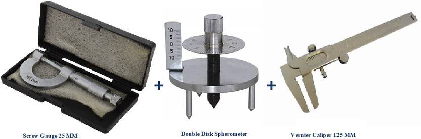 Apex Labs Micrometer + Vernier caliper + Double Disk Spherometer ...