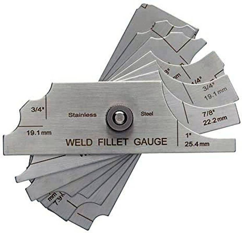 2FTR 30083 Fillet Weld Gauge Stainless Steel Inch Metric for Welding ...