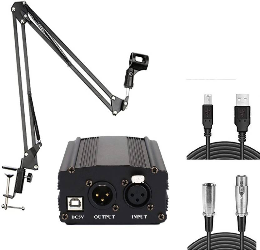 amg digital NB35 Microphone Condenser Suspension Boom Scissor Arm Stand ...