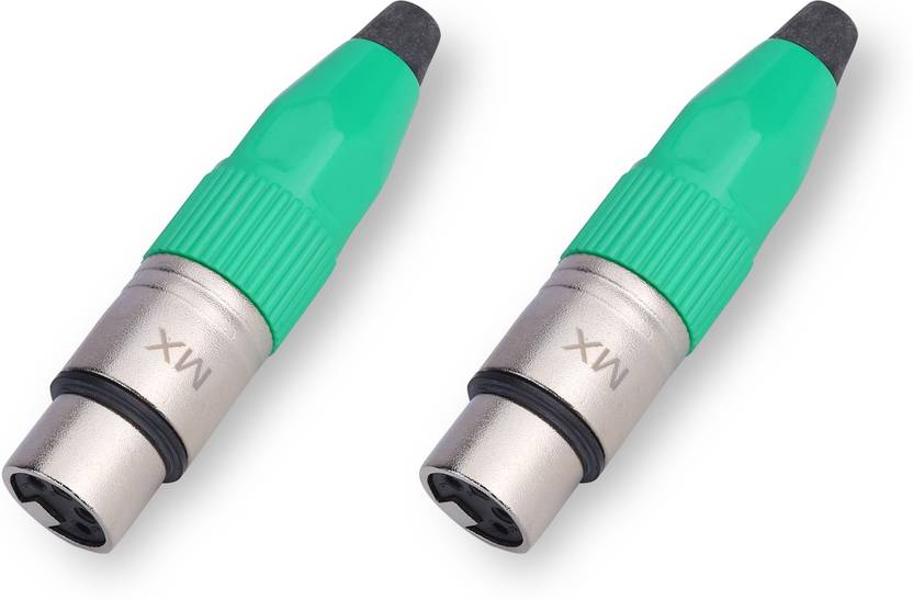 MX 4 Pin Mic Extension Female Connector XLR Fancy Type MX2149 (Pack of ...