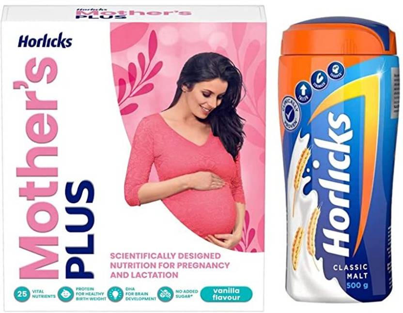 HORLICKS Mothers PLUS + Classic Malt Price in India - Buy HORLICKS ...