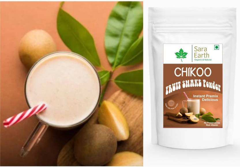 sara earth Saraearth Chikoo Milkshake powder |Instant Premix | Natural ...