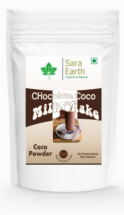sara earth Saraearth chocolate coco Instant Milkshake Premix 150 grm(6 ...