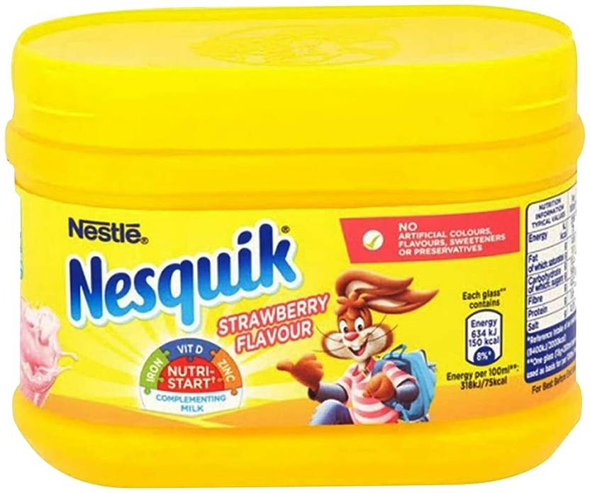 NESTLE Nesquik Strawberry Flavor Milkshake (IMPORTED FROM UK) Flavored ...