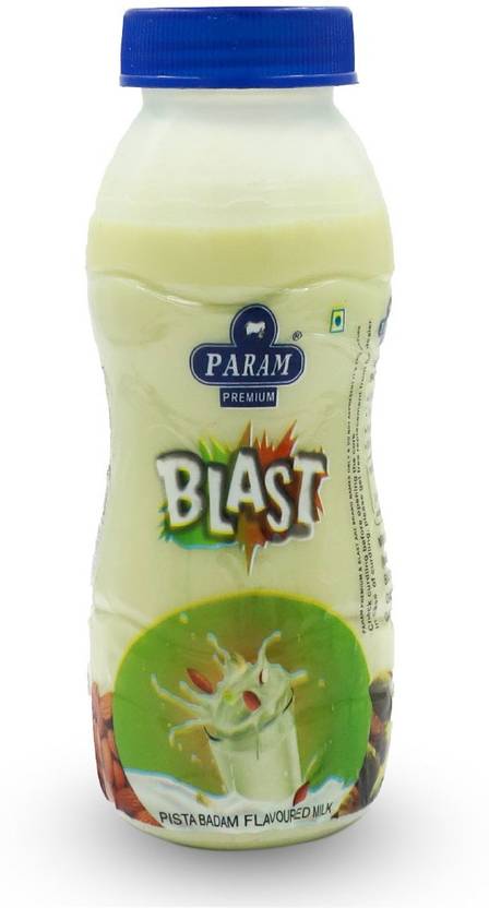 Param Premium Blast Pista Badam Flavoured milk 180ml Pet Bottle Price ...