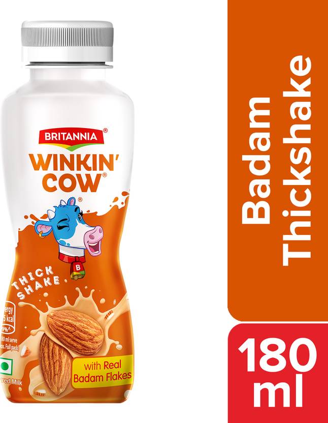 BRITANNIA Winkin Cow Badam Thick Milk Shake Price in India - Buy ...