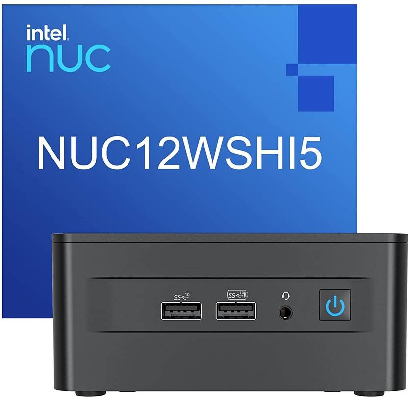 Intel NUC 12 Pro Kit NUC12WSHi50Z Mini PC with - Core i5-1240P, 12th ...