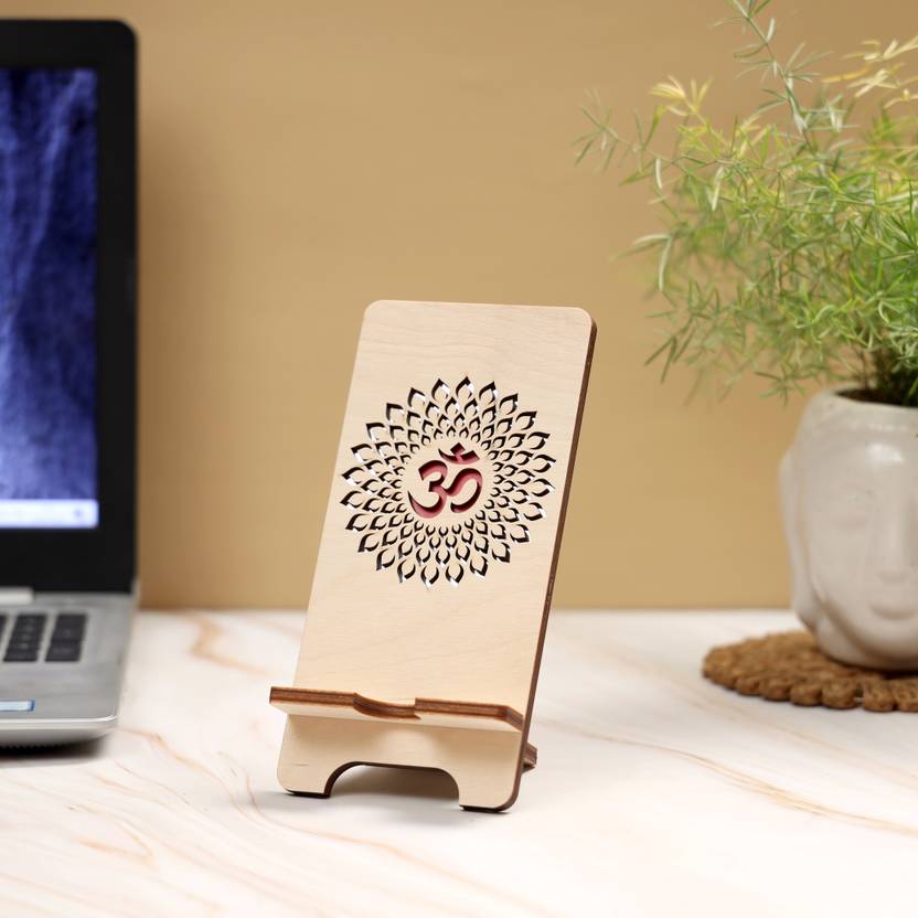 DULI Stylish MDF Lasercut Phone Stand Mobile stand With hole for ...
