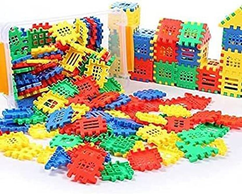 MANTRA ENTERPRISE 72 pcs Brainy Block Set Interlocking Building Blocks ...